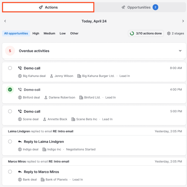 Pulse by Pipedrive - Knowledge Base | Pipedrive